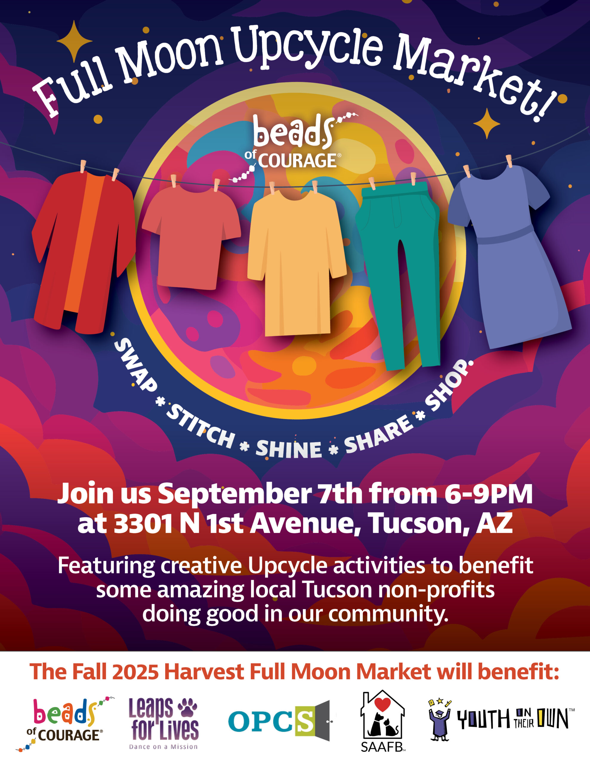 Full Moon Upcycle - Beads of Courage